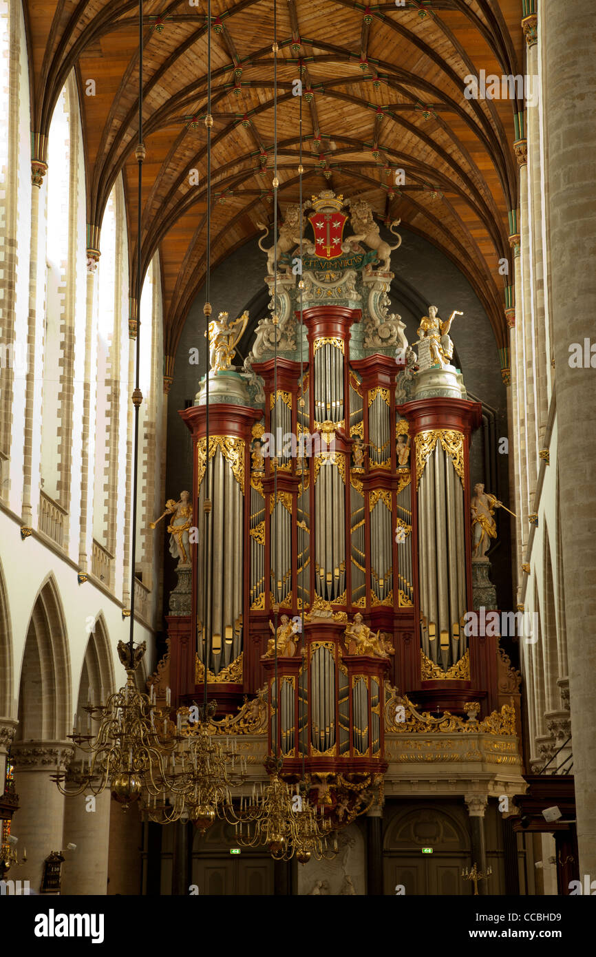 Interior of the grote kerk at haarlem hi-res stock photography and ...