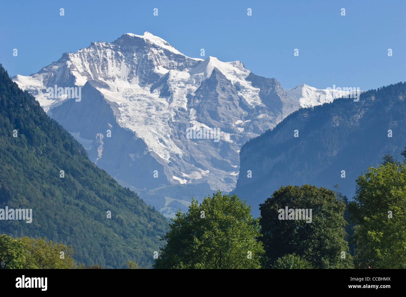 jungfrau mountain, interlaken, switzerland Stock Photo - Alamy