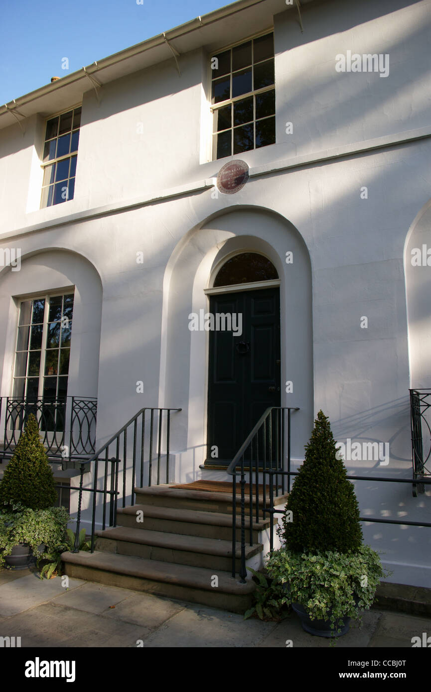 Georgian Keats House, home of English Romantic poet John Keats, 1795 ...