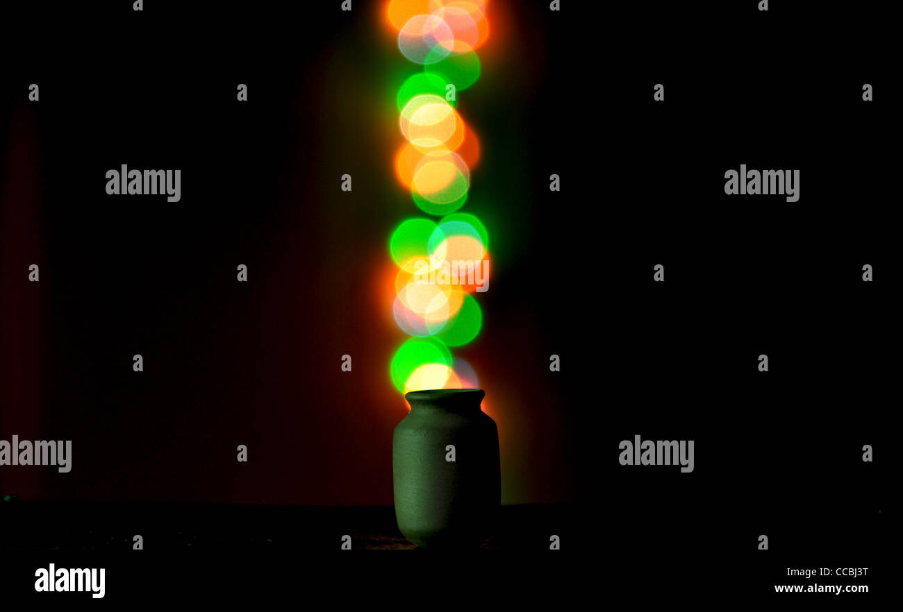 Light in a pot Stock Photo - Alamy
