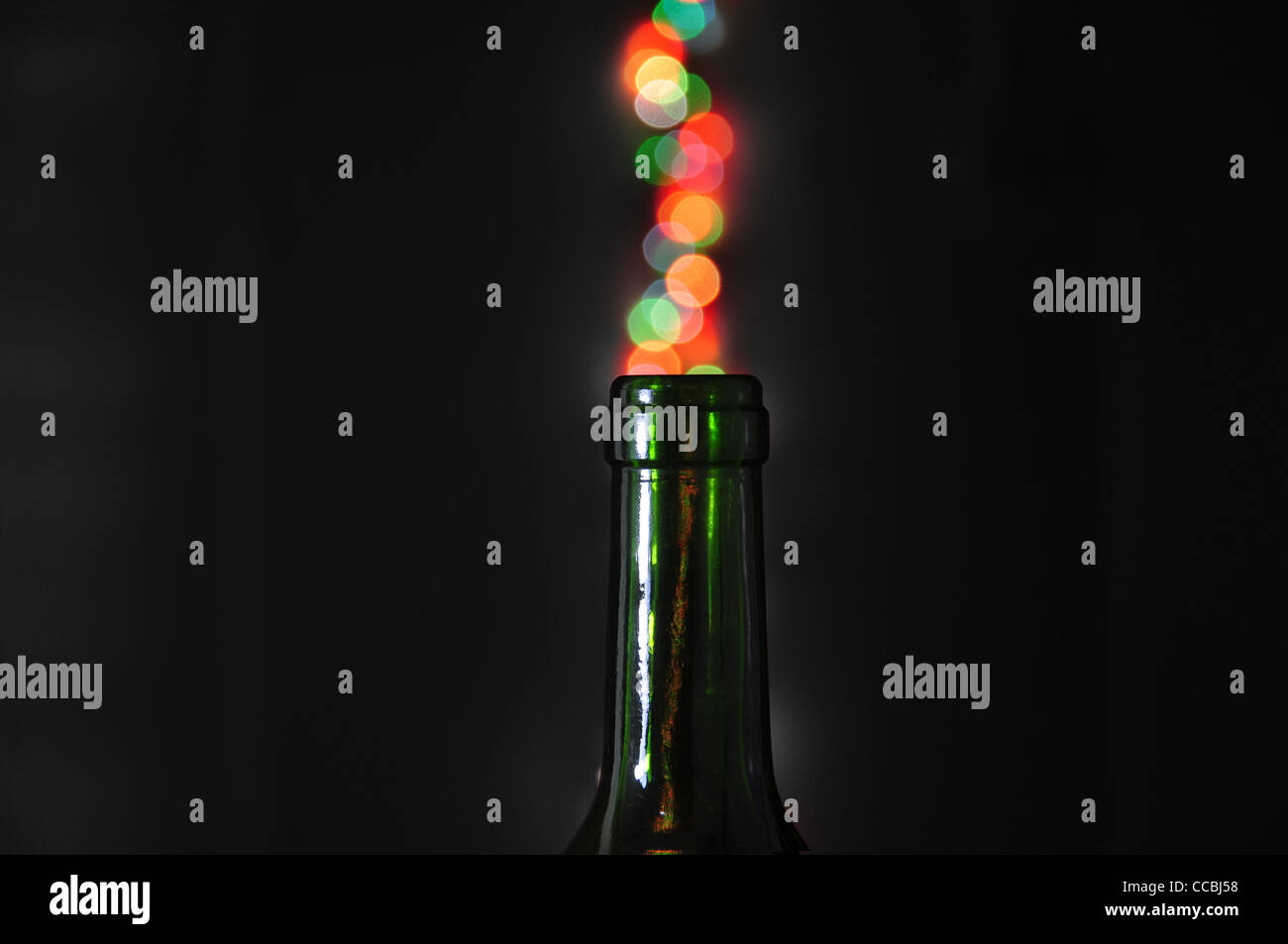Light in a bottle Stock Photo - Alamy