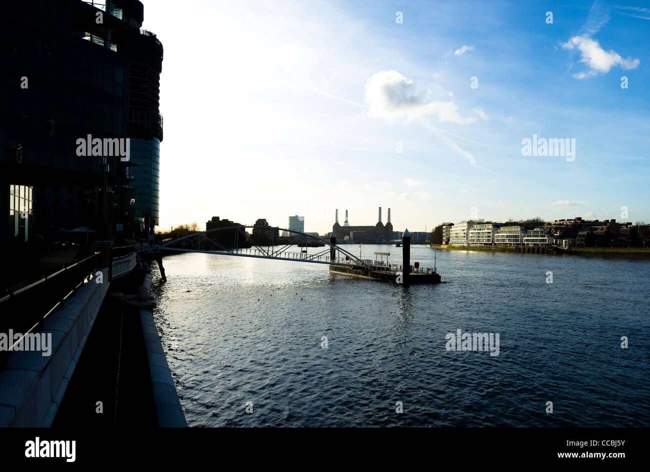 A panoramic view of the river Thames in London Stock Photo - Alamy