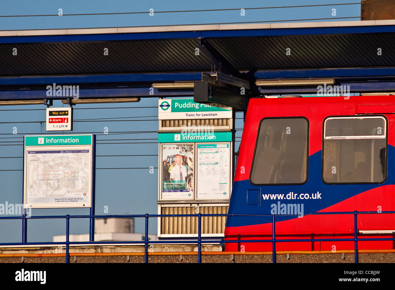 Docklands Light Railway Stock Photo - Alamy