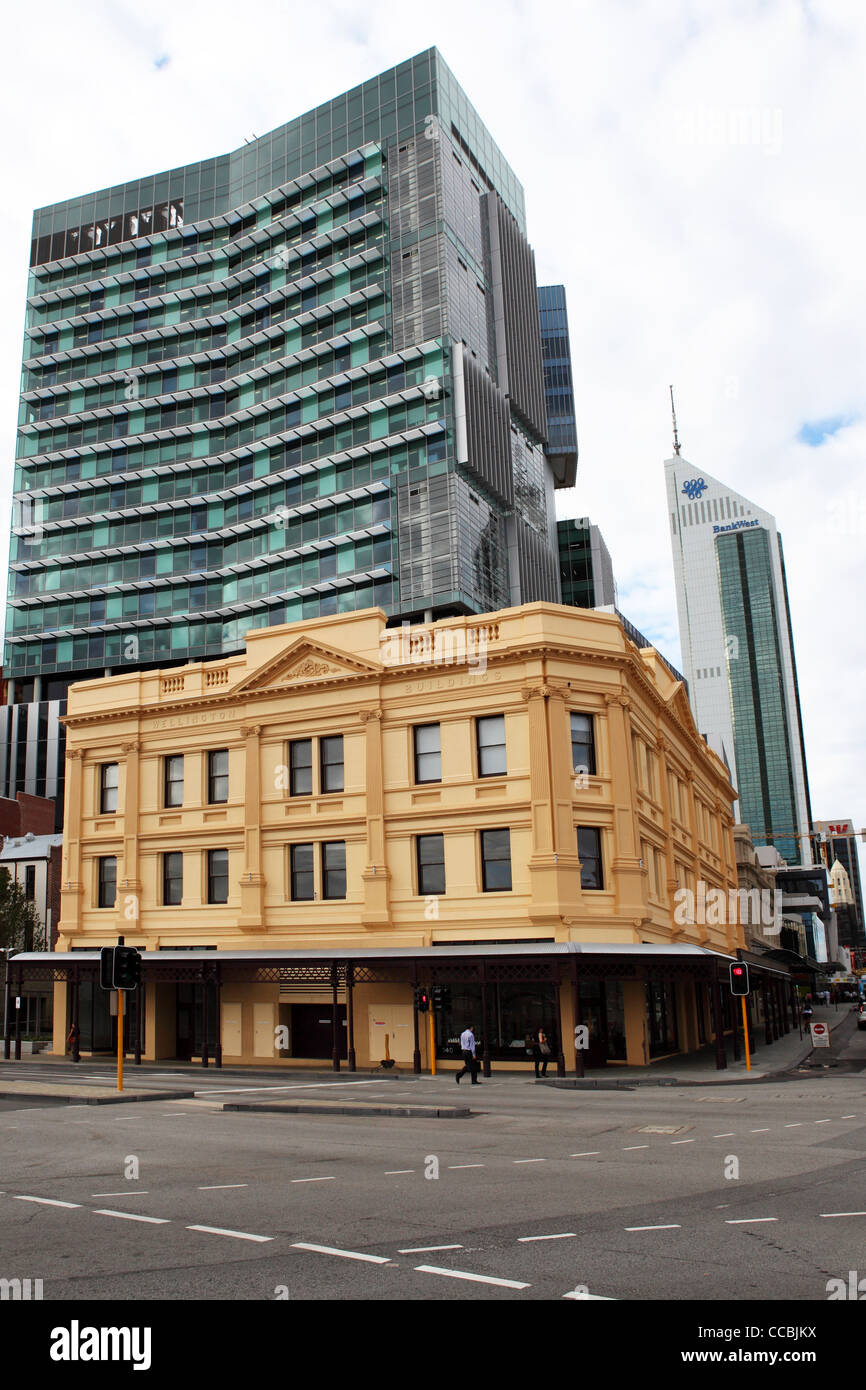 The historic Wellington Buildings in Perth, WA, Australia Stock Photo ...
