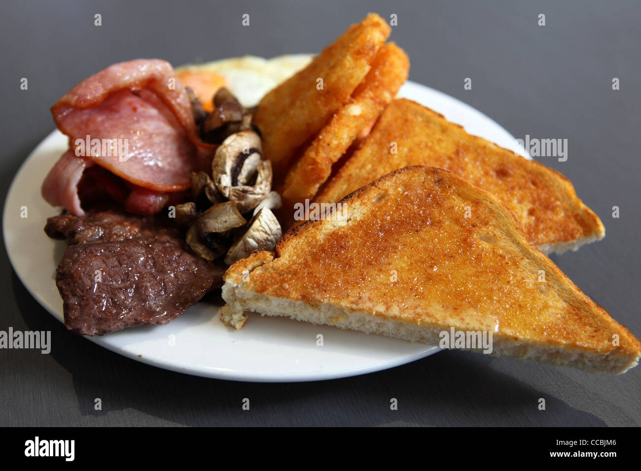 A fried breakfast is served in Perth, WA, Australia Stock Photo - Alamy