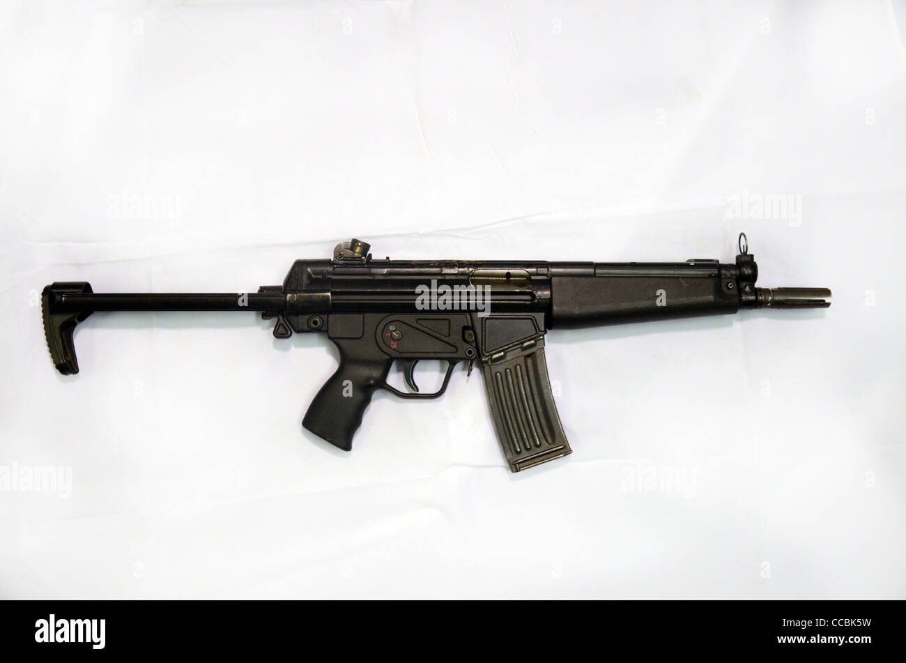 Heckier and koch 53 5.56mm German submachine gun Stock Photo - Alamy