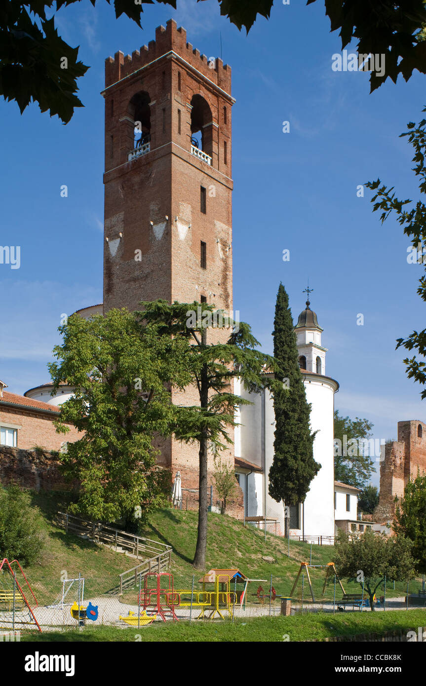 duomo and bell tower, castelfranco veneto, italy Stock Photo - Alamy