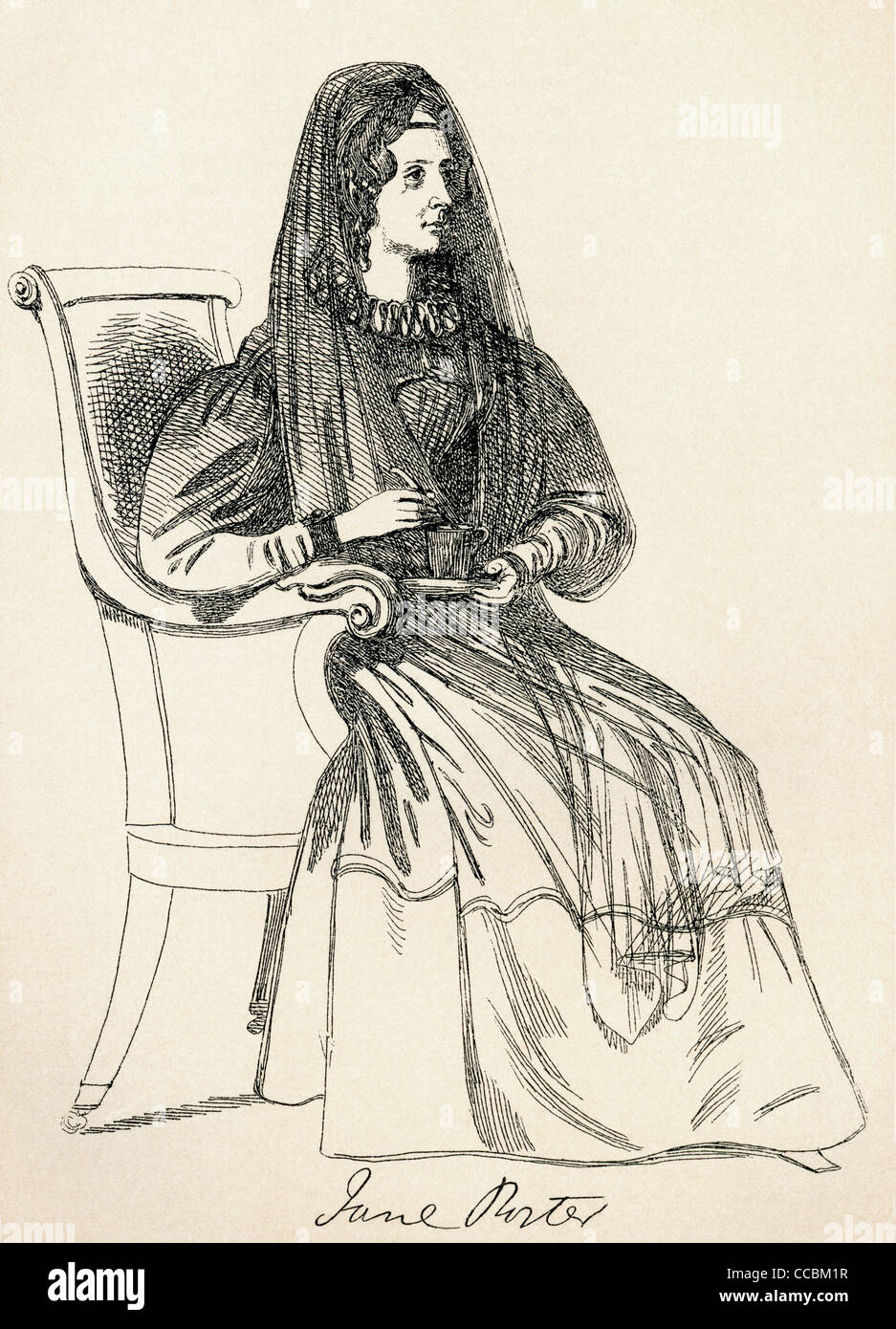 Jane Porter, 1776 - 1850. Scottish historical novelist and dramatist ...