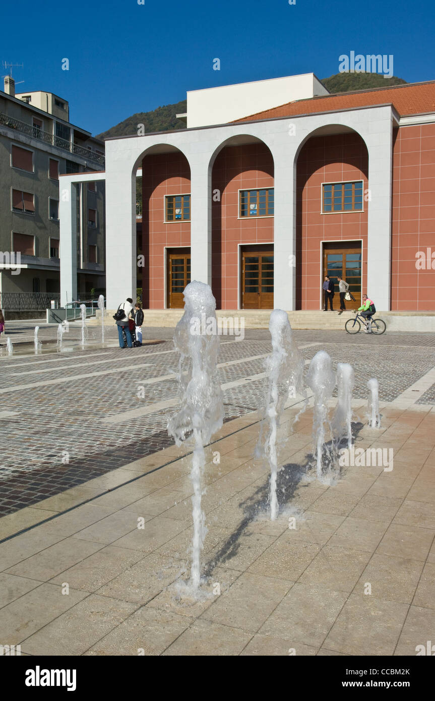 piazza liberta, nembro, italy Stock Photo - Alamy