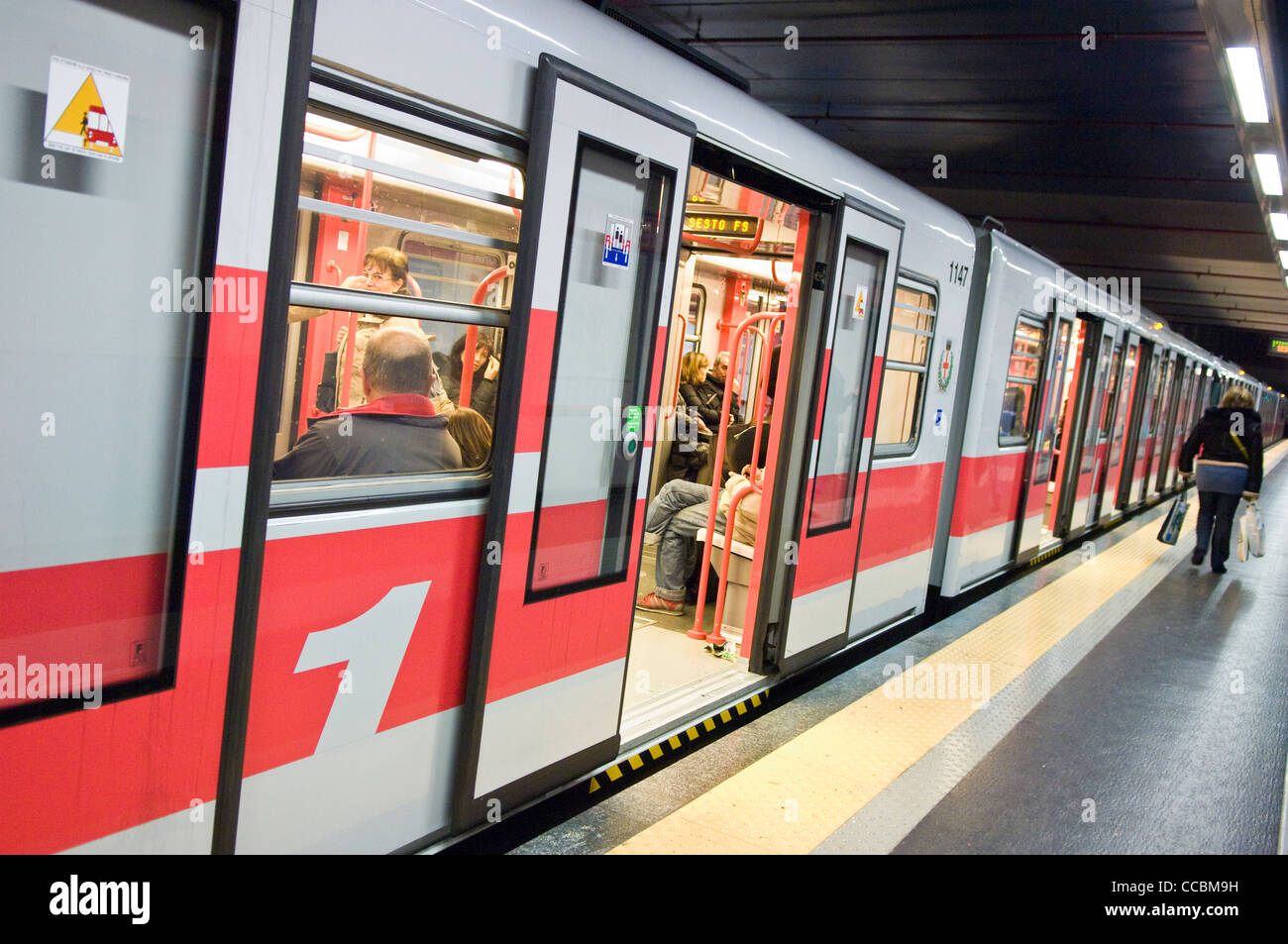 underground, milan, italy Stock Photo - Alamy