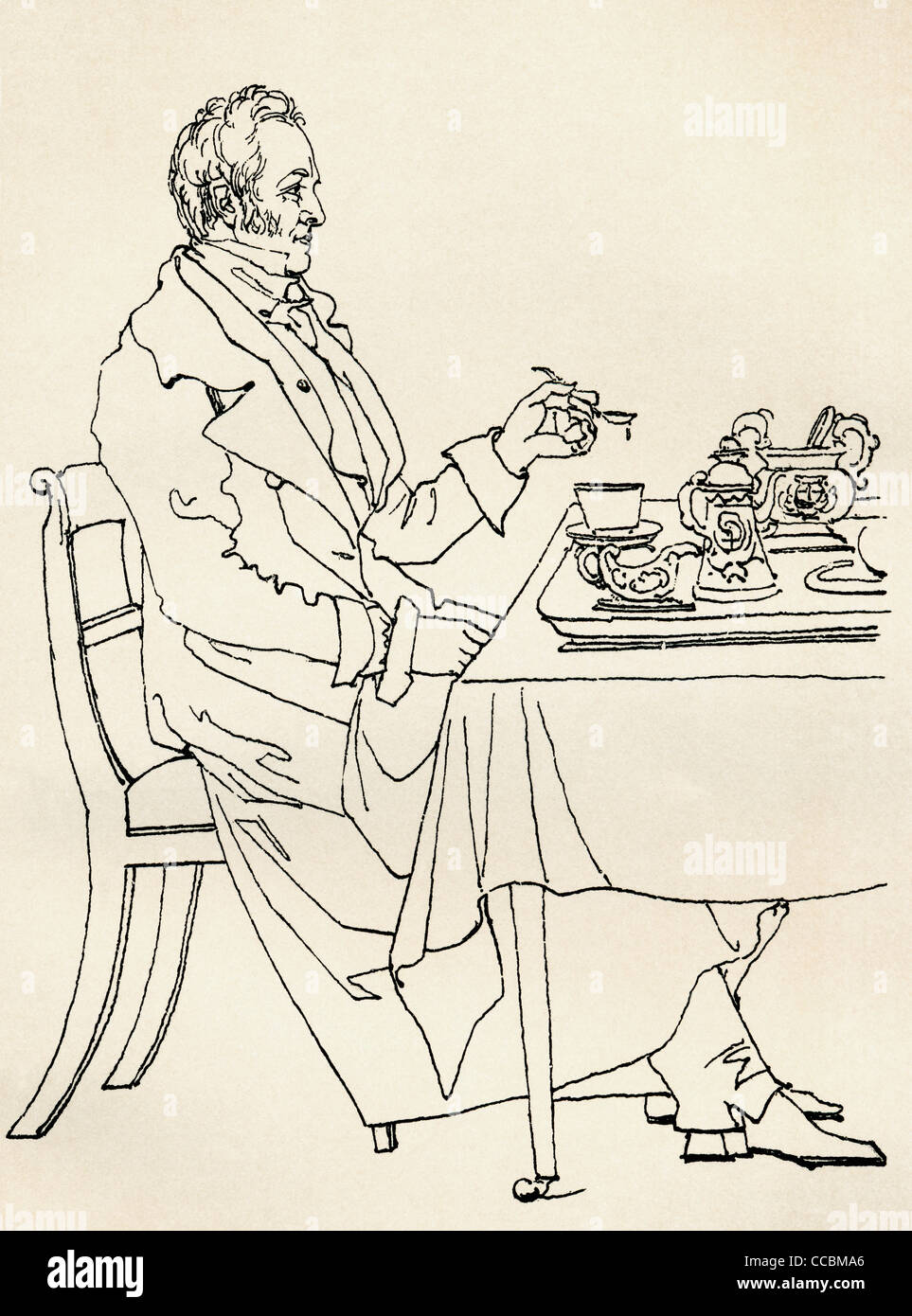 Henry Hallam, 1777 – 1859. English historian. From The Maclise Portrait ...