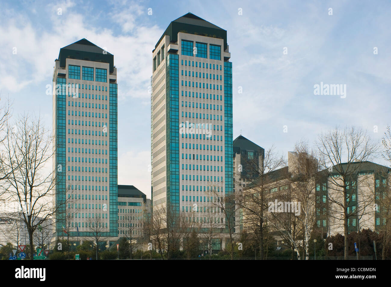 the white towers, vimercate, italy Stock Photo - Alamy