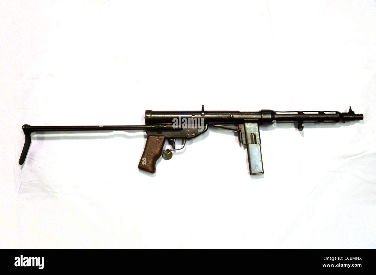 TZ 45 Italy 9mm 1942 submachine gun Stock Photo - Alamy