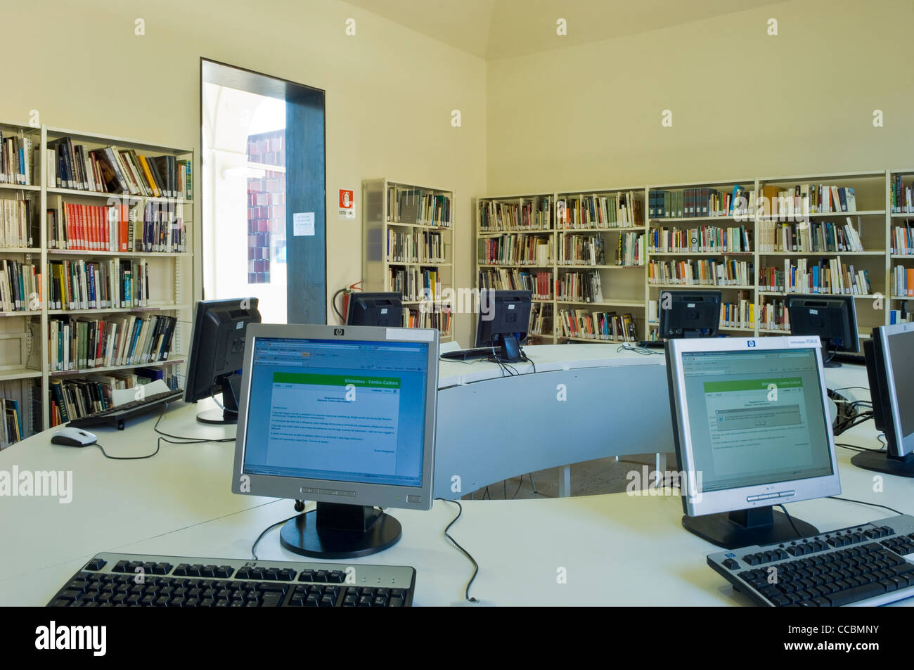public library, nembro, italy Stock Photo - Alamy