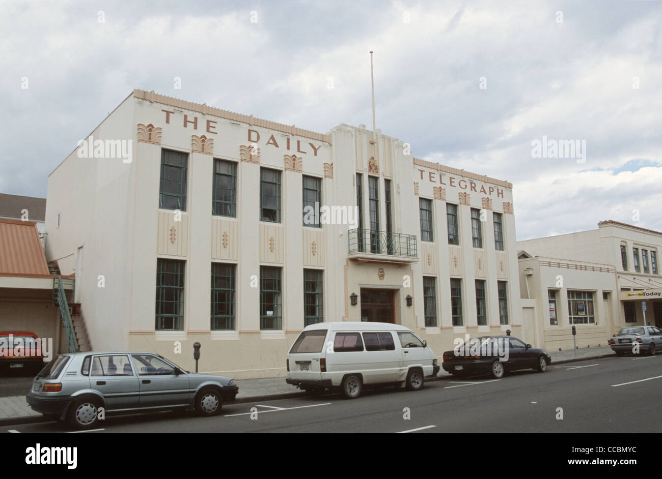 New Zealand Napier Art Deco Buildings Daily Telegraph Building Stock ...