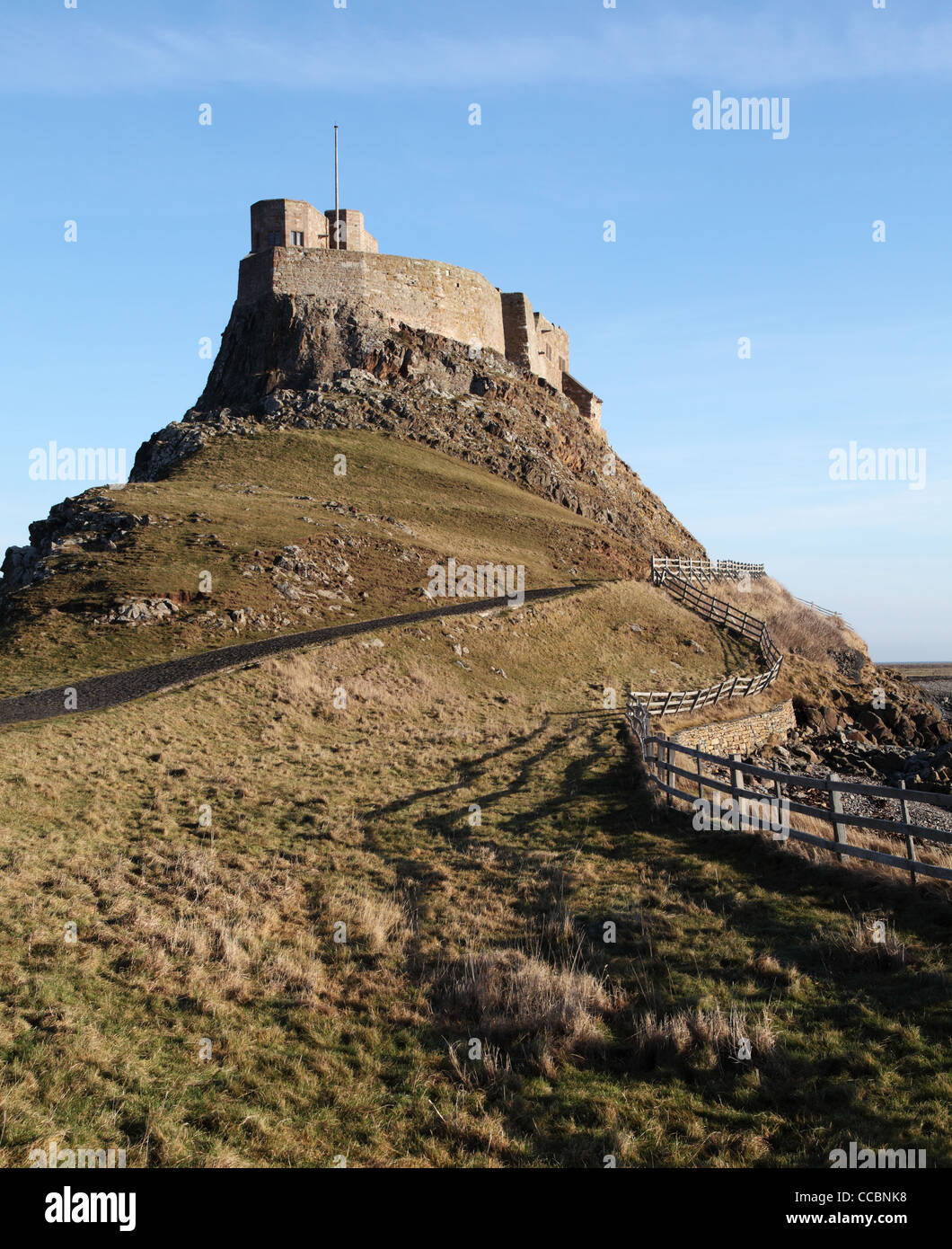 The castle holy island hi-res stock photography and images - Alamy