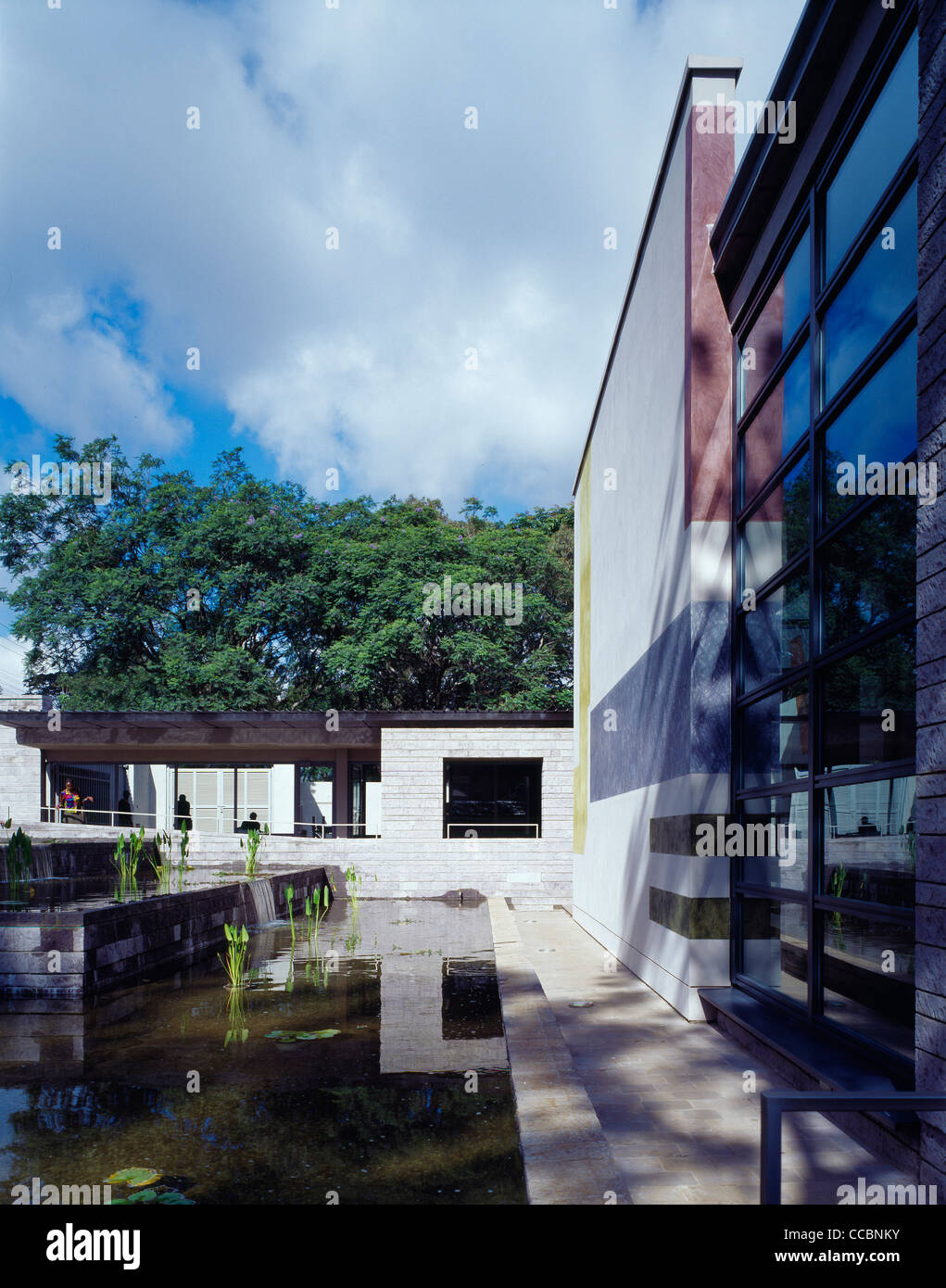 BRITISH COUNCIL OFFICES ENTRANCE LODGE Stock Photo - Alamy