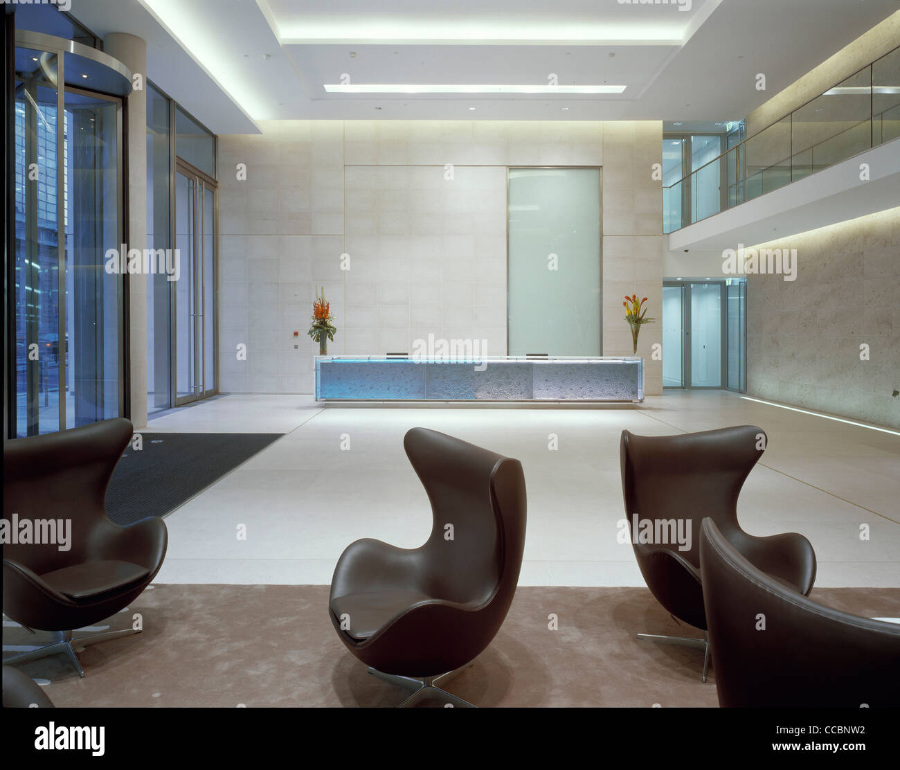 BELGRAVE HOUSE SEATING AND RECEPTION DESK Stock Photo - Alamy