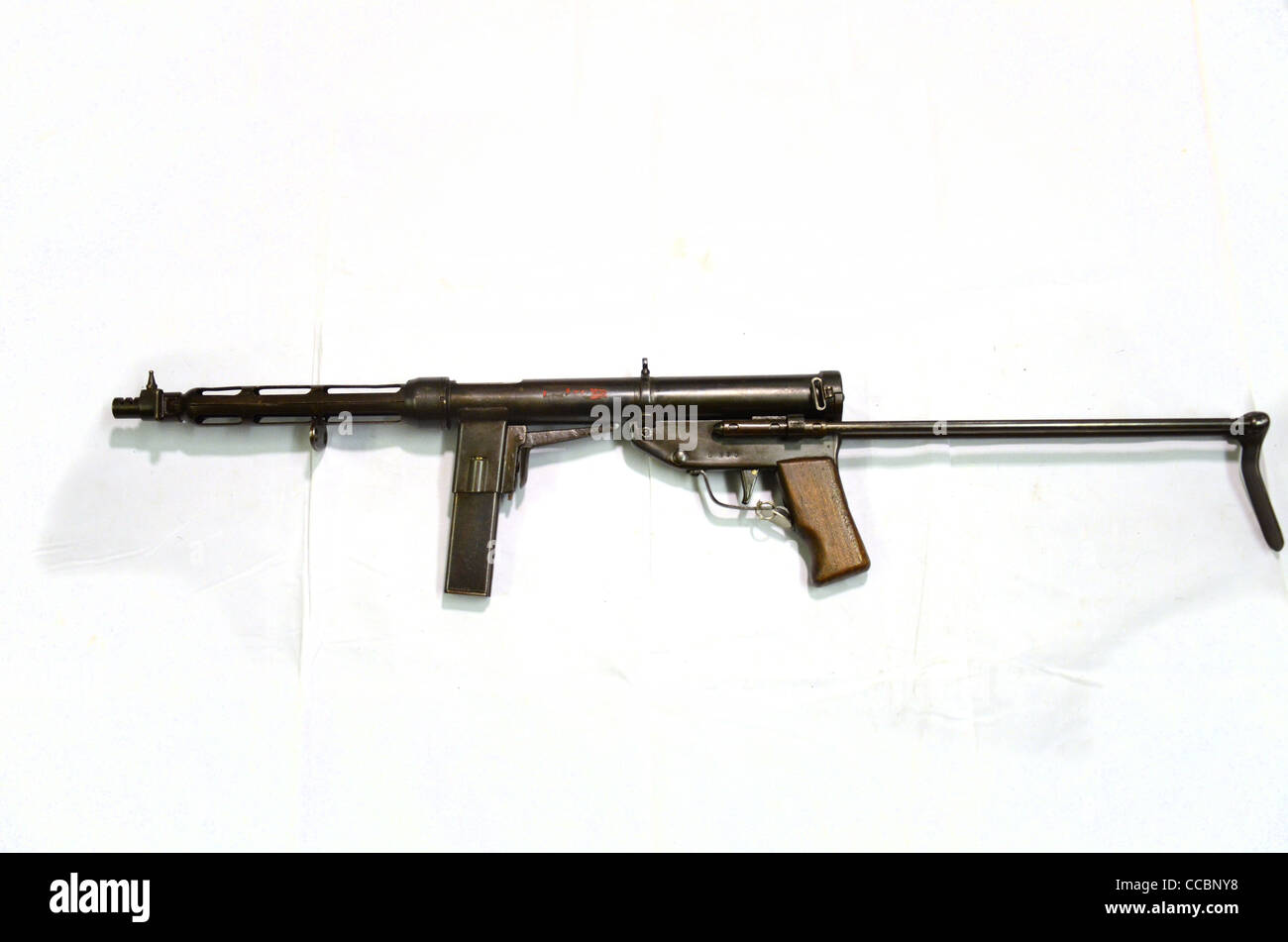 TZ 45 Italy 9mm 1942 submachine gun Stock Photo - Alamy