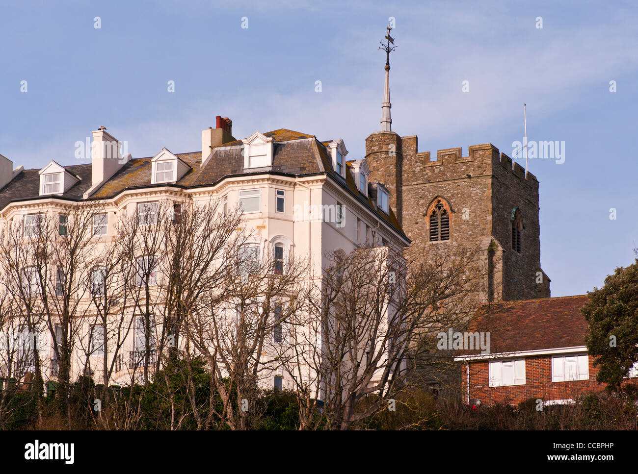 St Mary And Saint Eanswythe Church Folkestone Kent UK Stock Photo - Alamy
