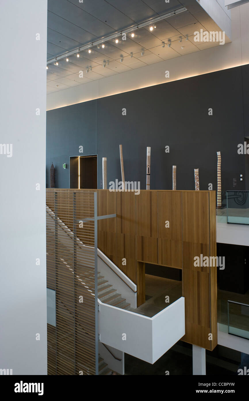 gallery of modern art architectus brisbane australia interior atrium ...