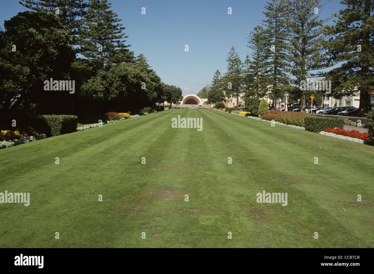 New Zealand Napier Art Deco Buildings The Sound Shell Stock Photo - Alamy