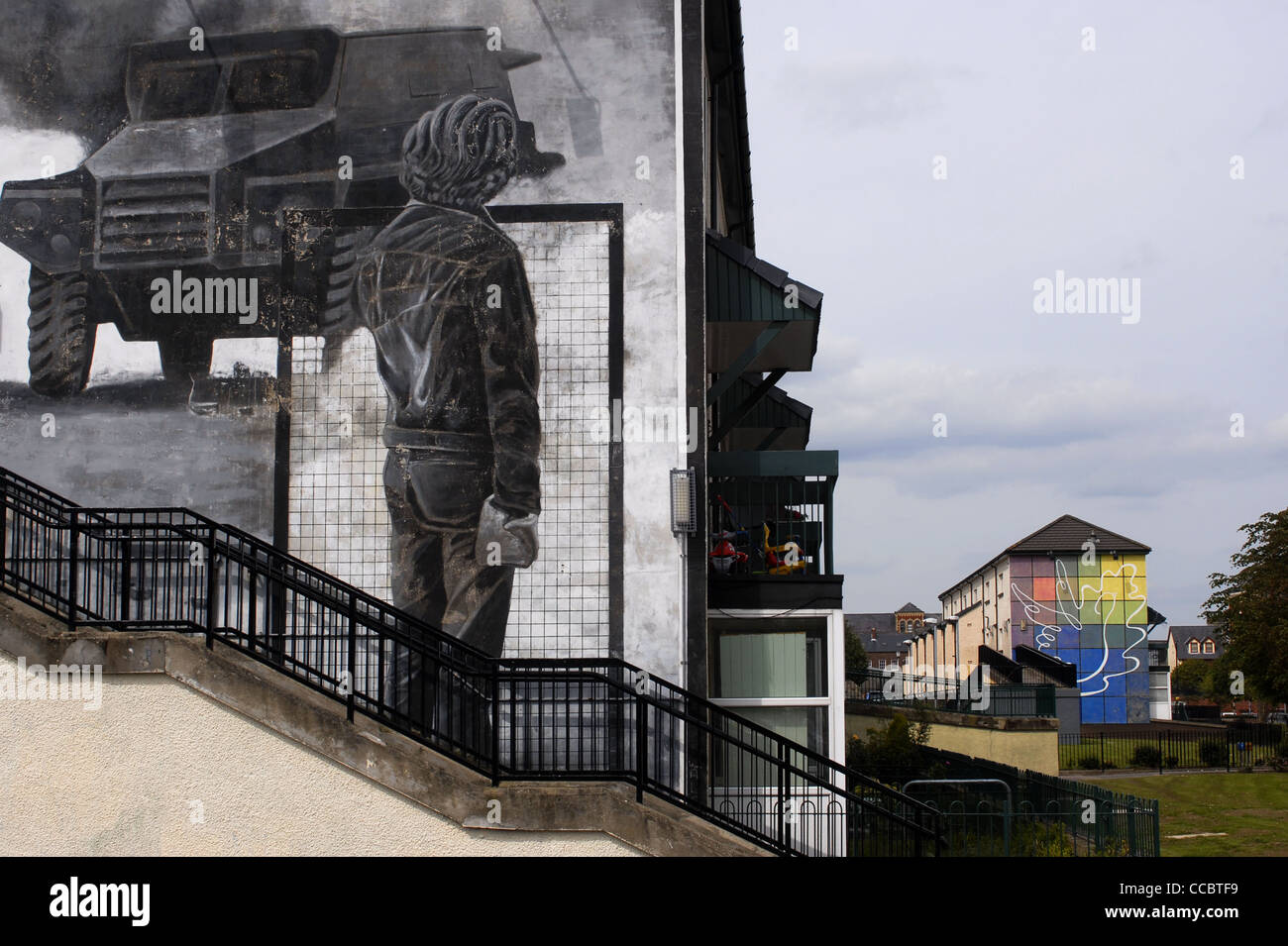 Political Mural in The Bogside, Derry, Londonderry, County Derry ...