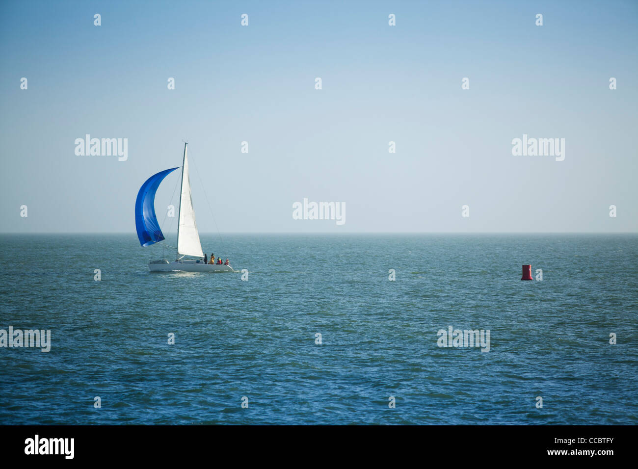 Sailboat at sea Stock Photo - Alamy