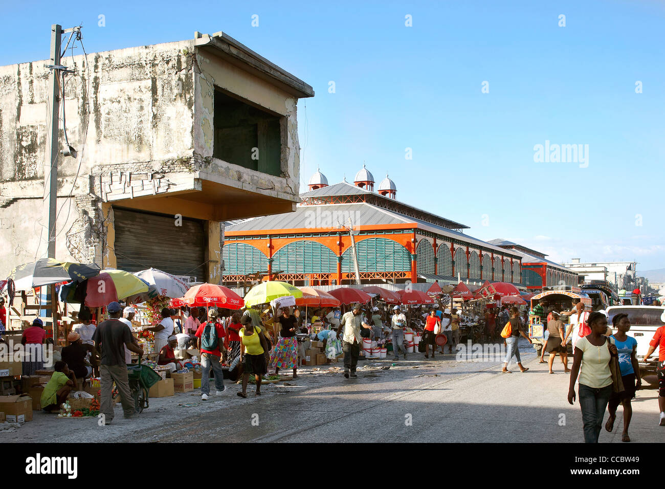Port au prince haiti the iron market High Resolution Stock Photography ...