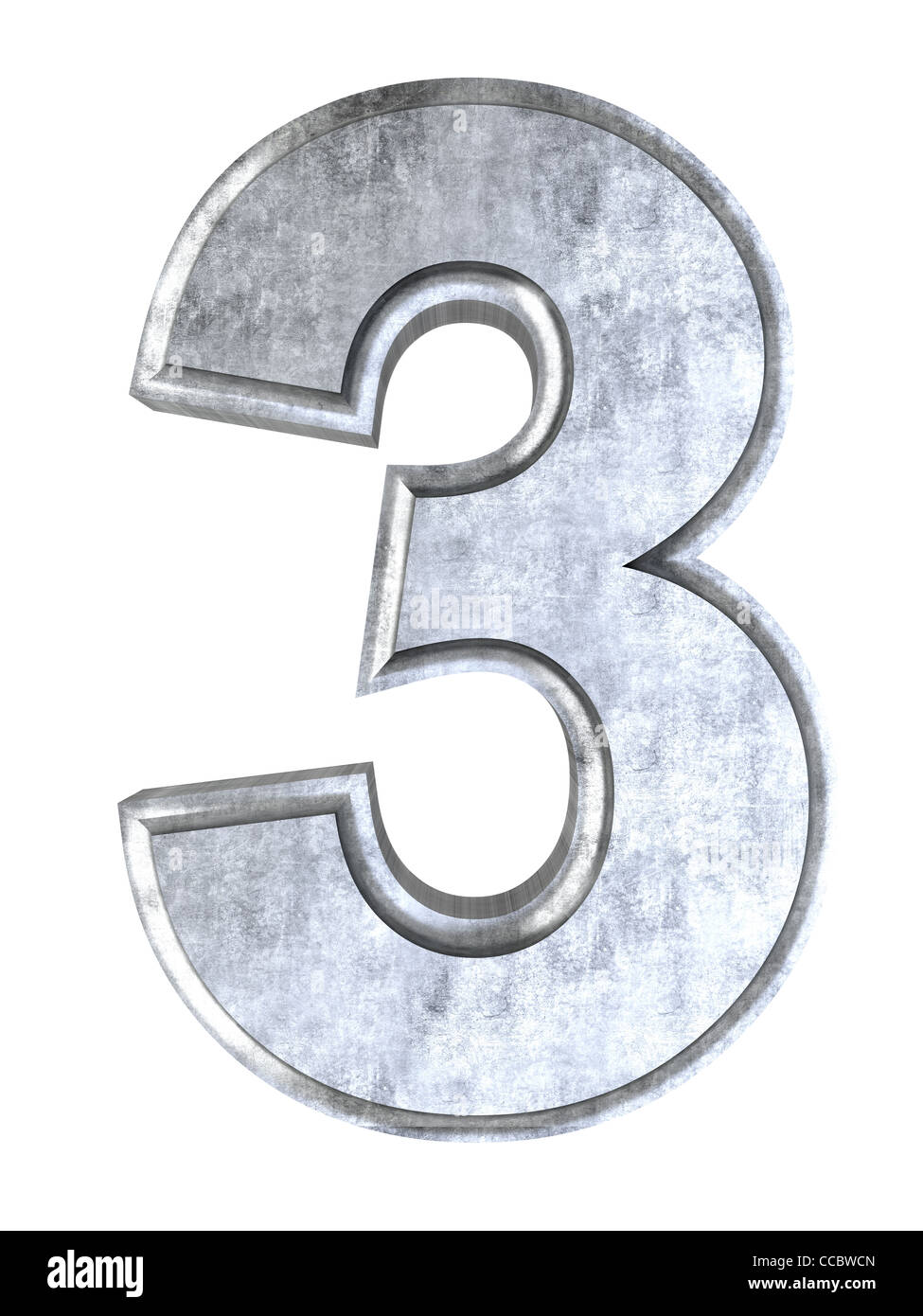 The number 3 Stock Photo - Alamy