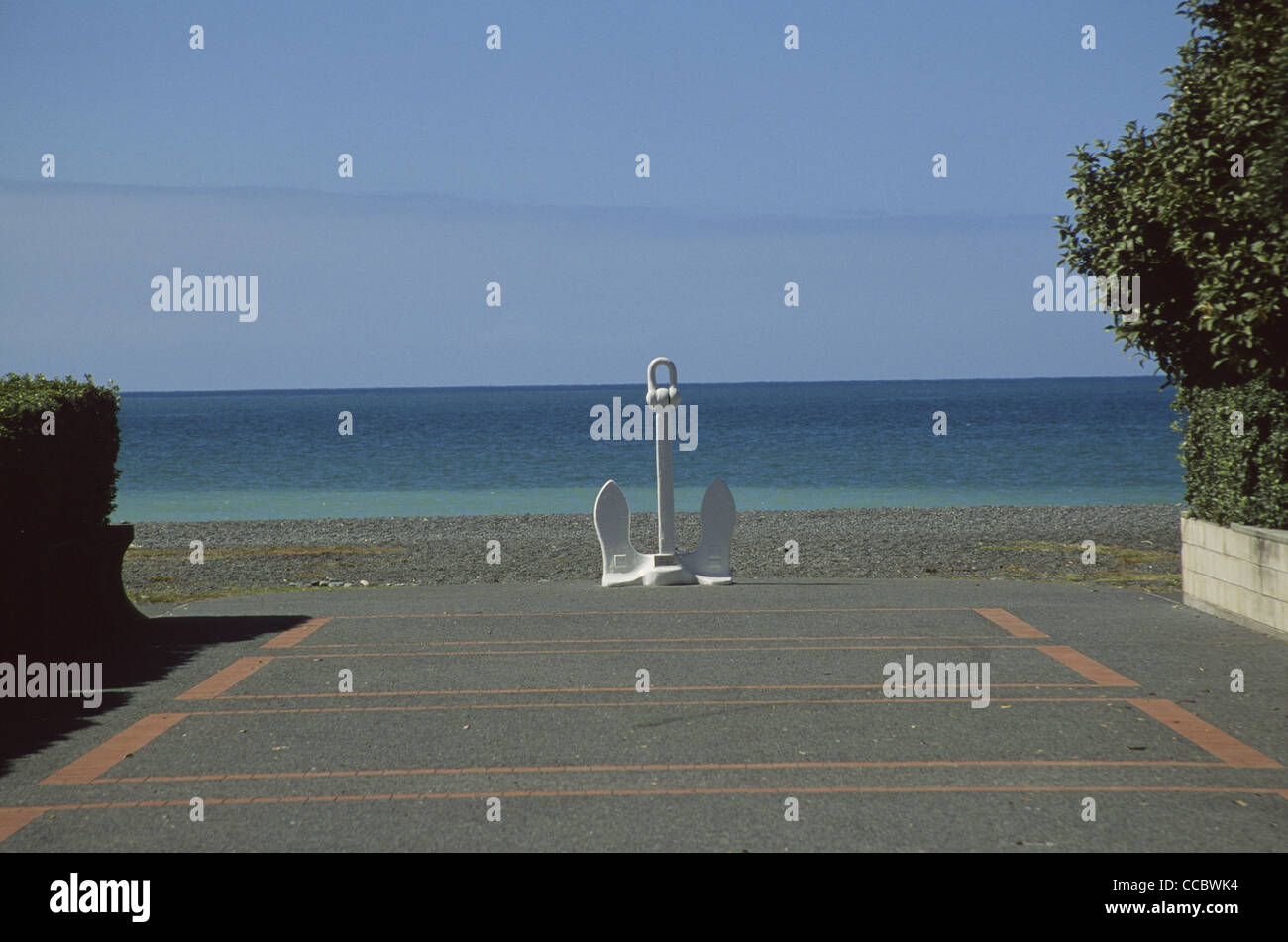 New Zealand Napier Anchor Stock Photo - Alamy