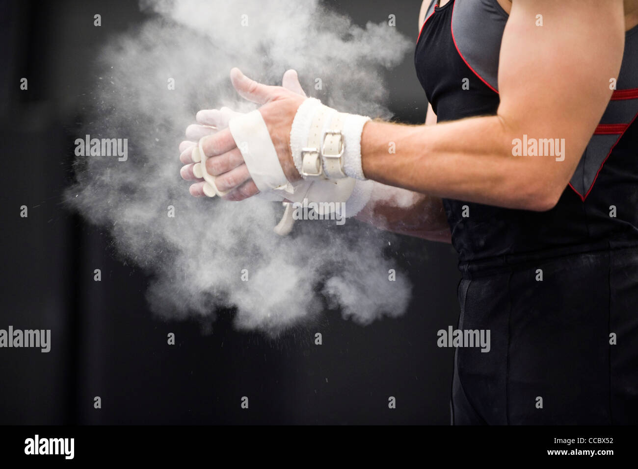 Gymnast Hands Chalk High Resolution Stock Photography and Images - Alamy