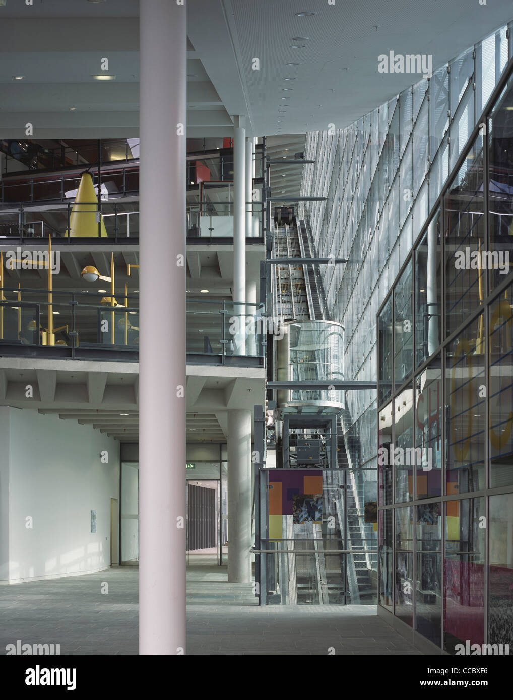 URBIS INTERIOR VIEW FLOORS AND FUNICULAR LIFT Stock Photo - Alamy