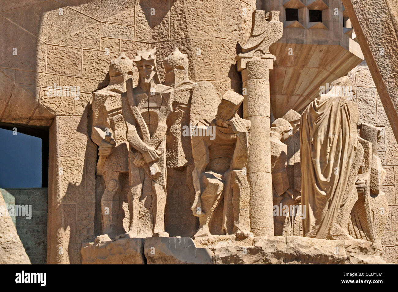 EUROPE, SPAIN, Barcelona, Gaudi’s incomplete Catholic Church, Temple ...