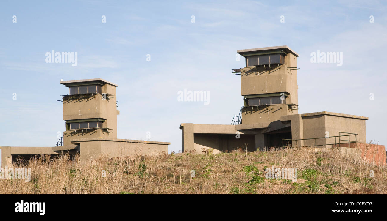 Second world war gun emplacements landguard point hi-res stock ...