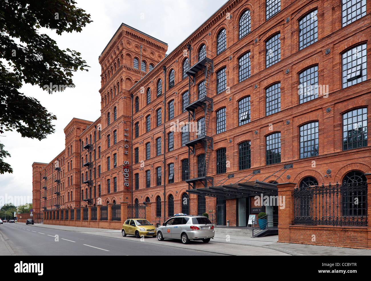 Lodz poland facade building hi-res stock photography and images - Alamy