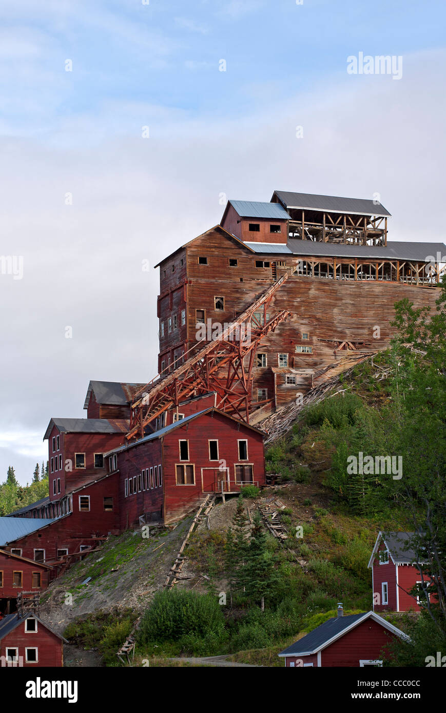 Crushing mill. Kennecott copper mine. Wrangell-St Elias National Park ...