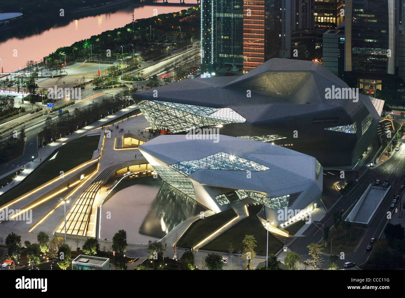 Guangzhou Opera House, Guangzhou, China, 2011 Stock Photo - Alamy