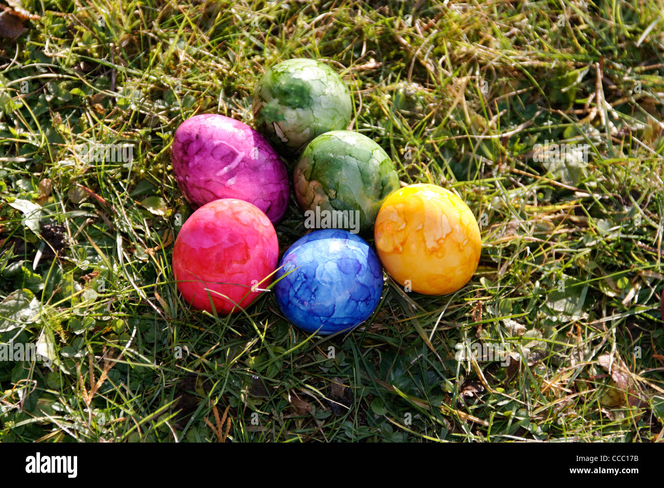 Six easter egg hi-res stock photography and images - Alamy