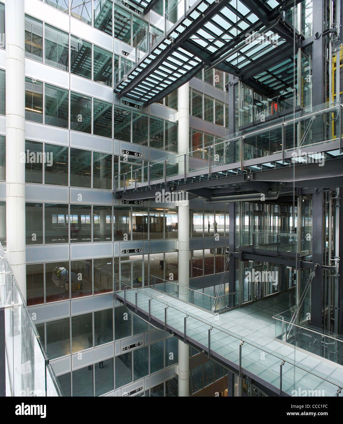 the st botolph building, grimshaw, london, 2010, interior view of ...