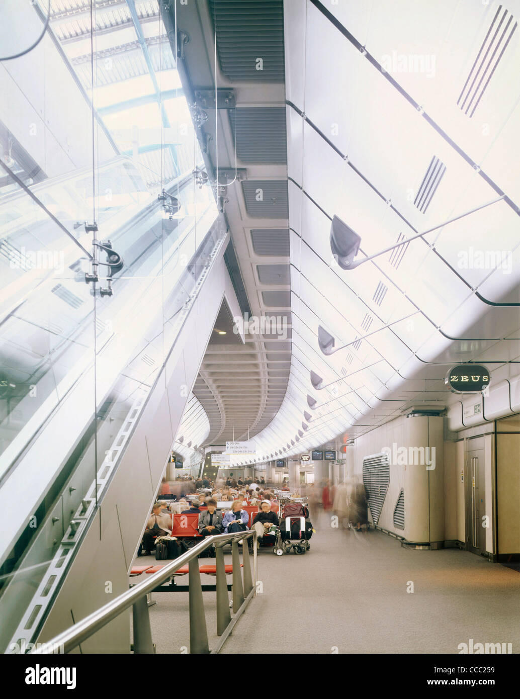 waterloo international terminal view of the passanger waiting areas ...
