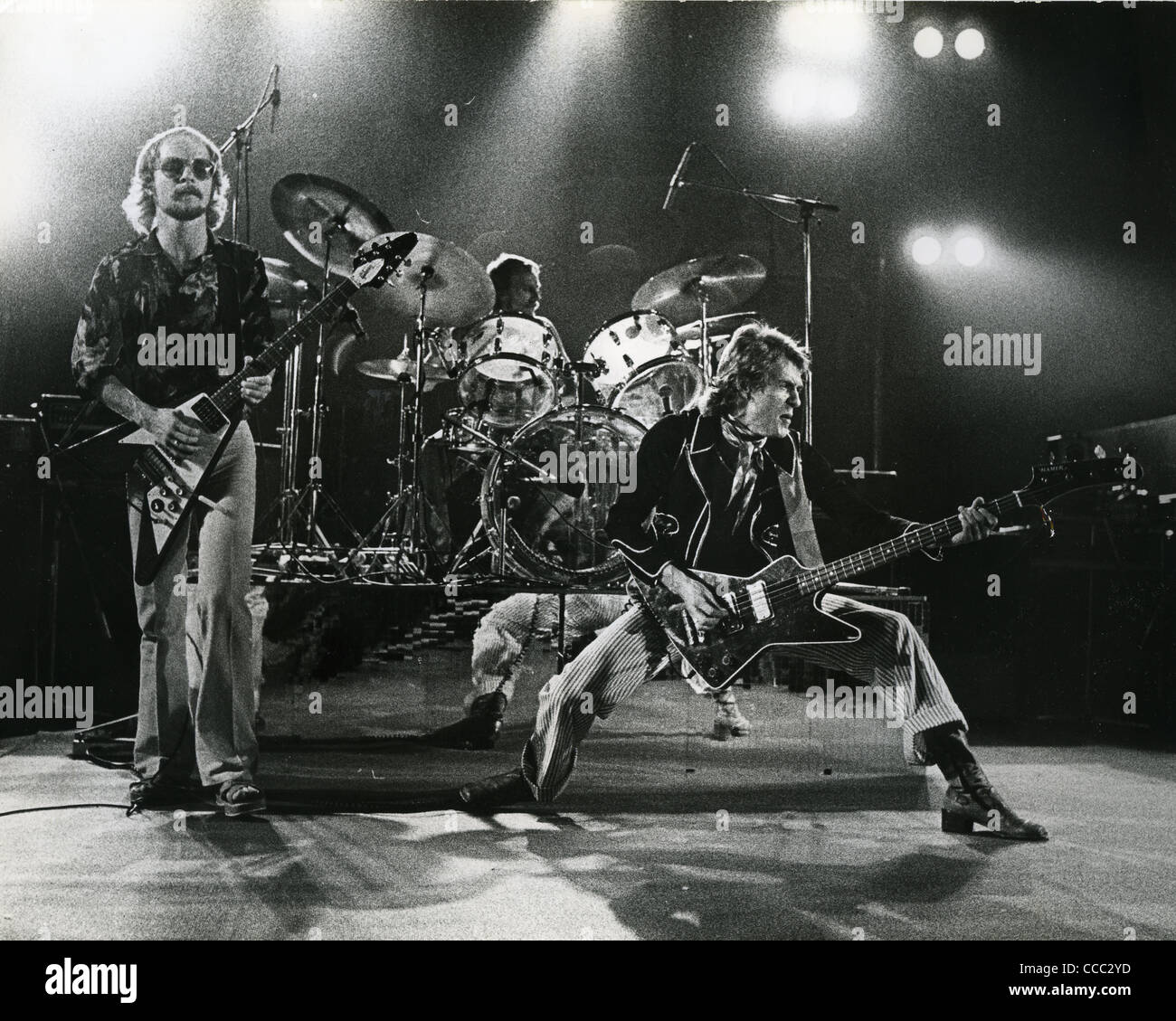 WISHBONE ASH UK rock group about 1973. Photo Laurens Van Houten Stock ...