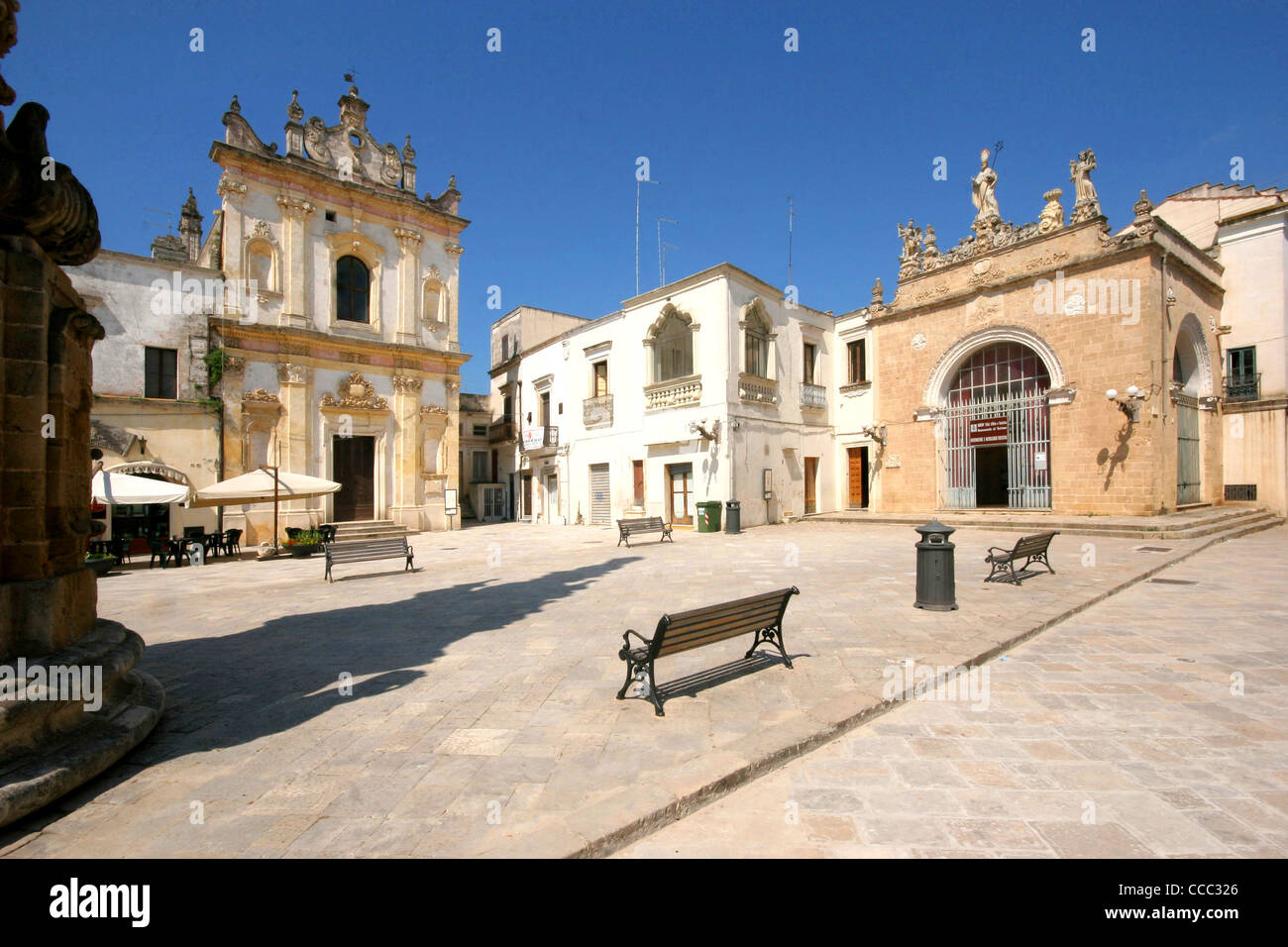 Sedile palace, Salandra square, Nardò, Salentine Peninsula, Apulia ...