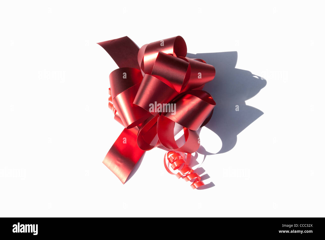 red ribbon for gifts and celebrations Stock Photo - Alamy