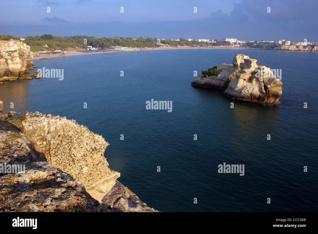 Le due Sorelle rock, Salentine Peninsula, Torre dell'Orso, Apulia ...