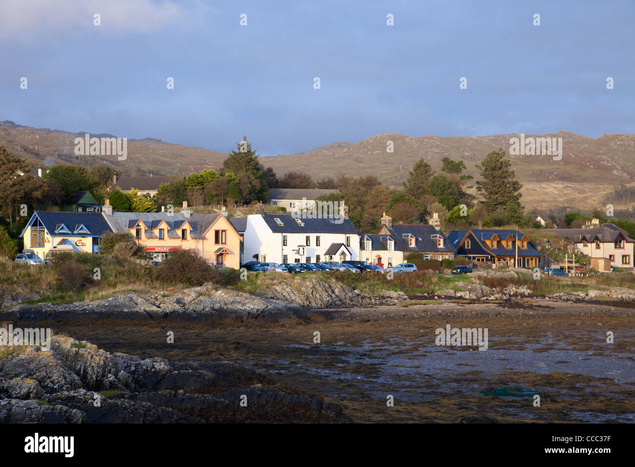 Arisaig in evening sunlight Highland Region Scotland Stock Photo - Alamy