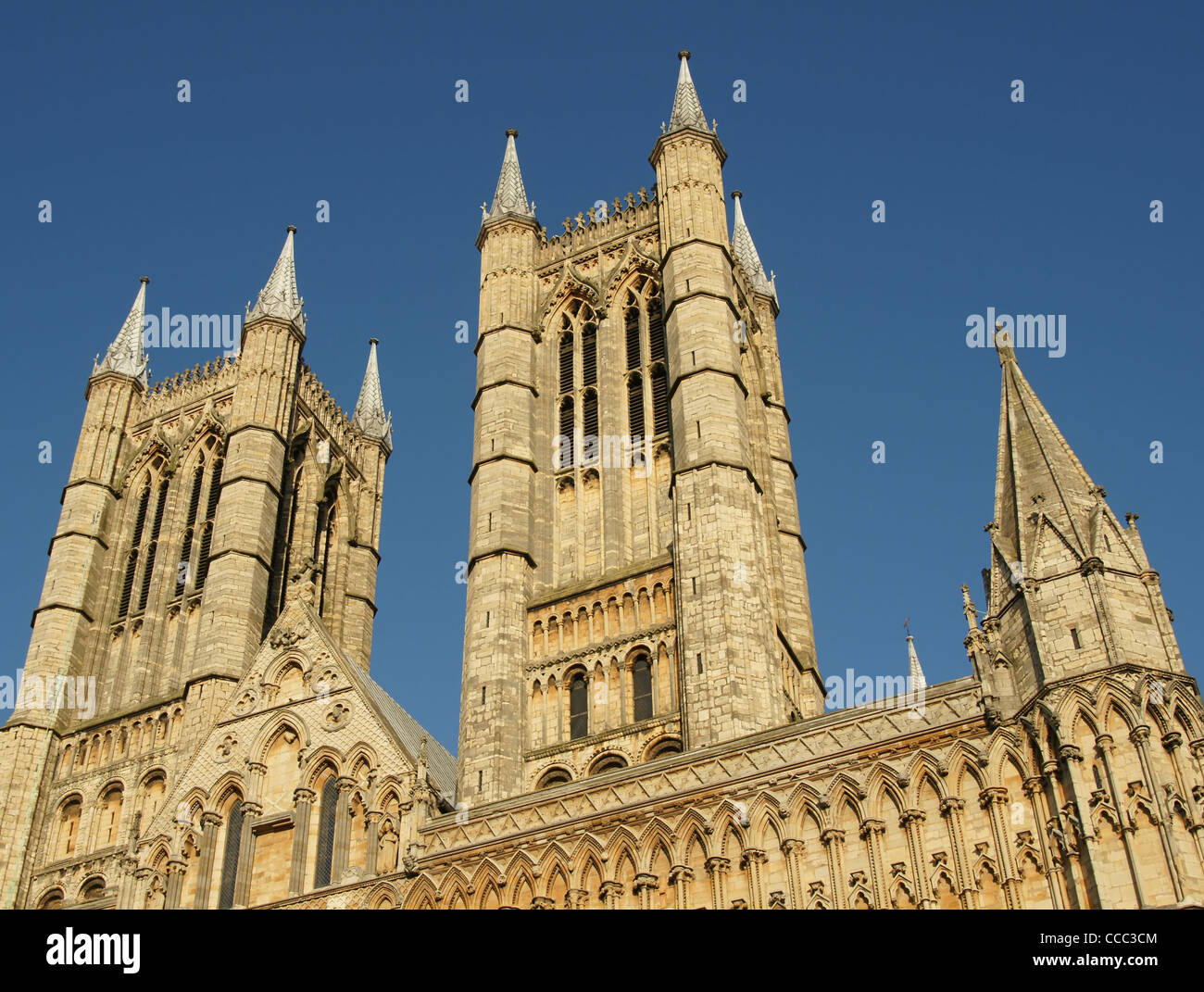 Spires lincoln cathedral hi-res stock photography and images - Alamy