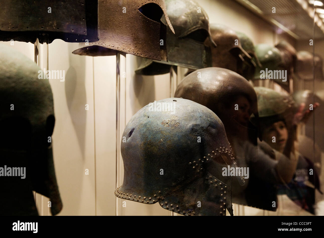 Olympia museum helmet hi-res stock photography and images - Alamy
