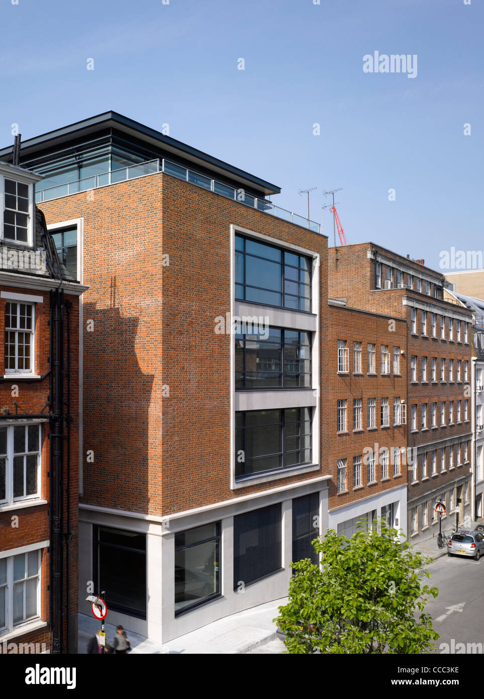 A New Office Building Has Been Inserted Behind The Facade Of This Prime ...