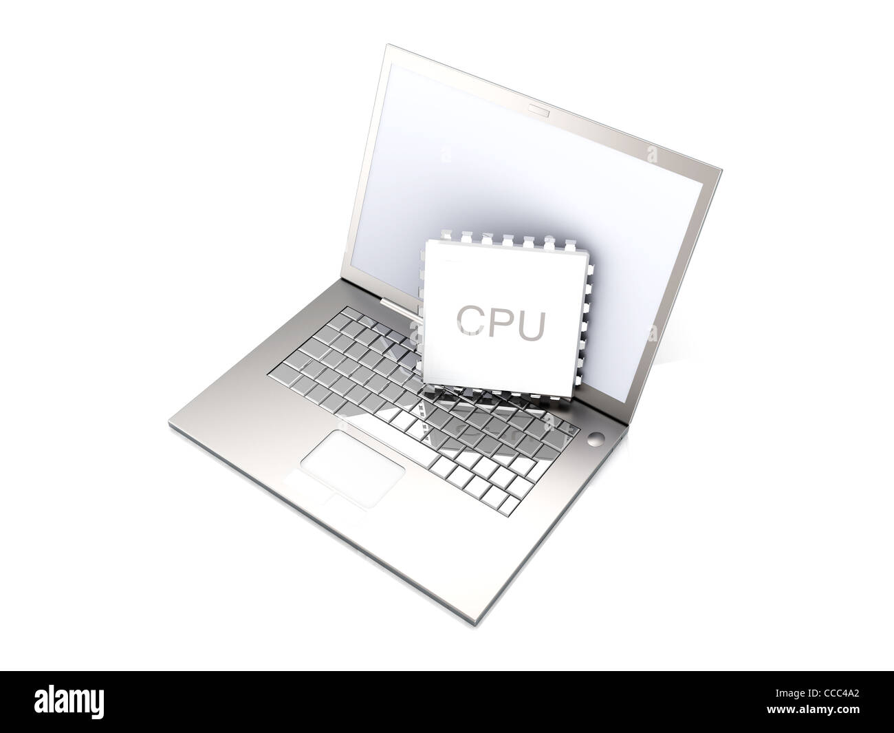 Cpu and laptop Stock Photo - Alamy